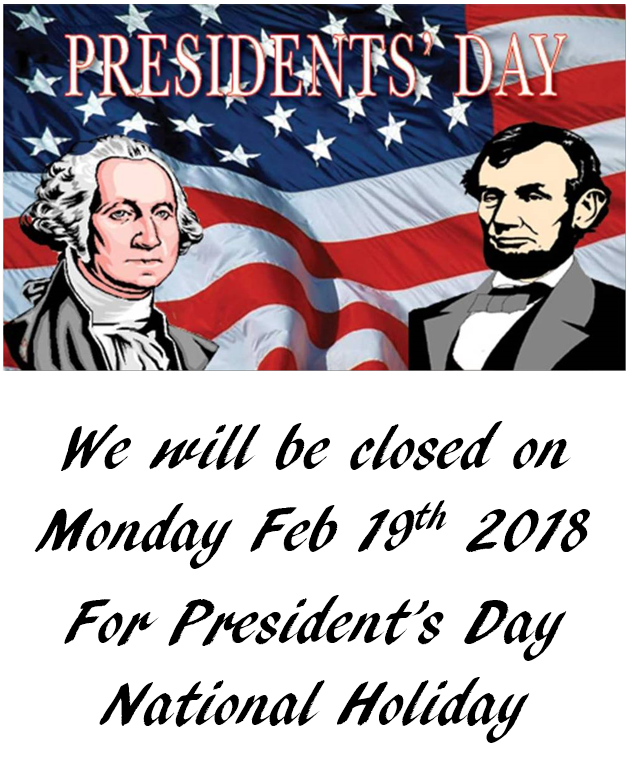 President’s Day Holiday – Abbeville Memorial Library