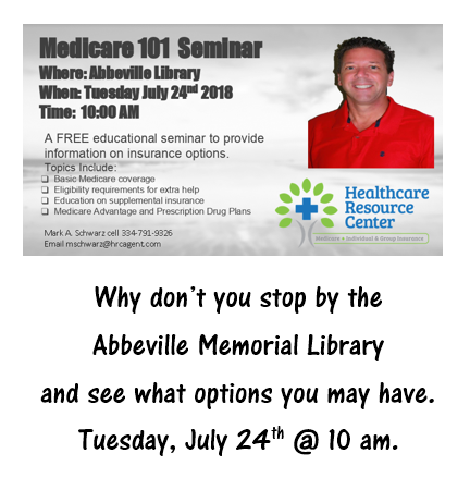 Medicare 101 – Abbeville Memorial Library