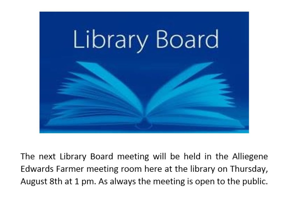 Library Board Meeting – Abbeville Memorial Library