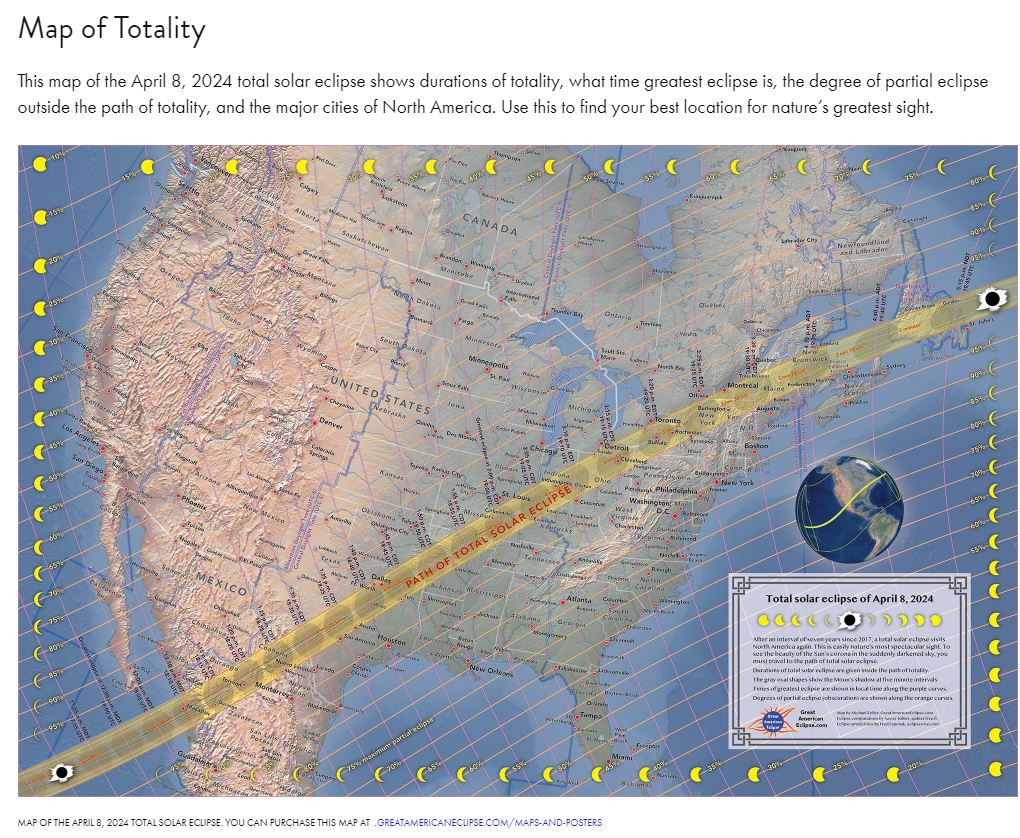Solar Eclipse April 8th 2024. – Abbeville Memorial Library